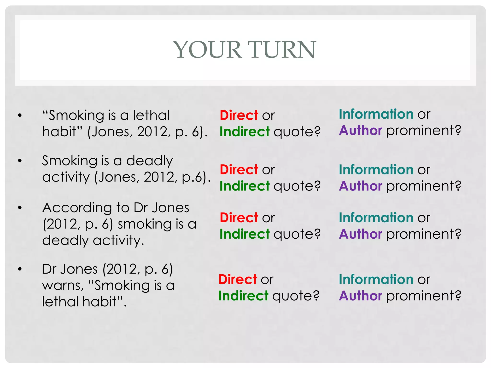 Intext referencing and bibliographies 2014 terrace | PPTX