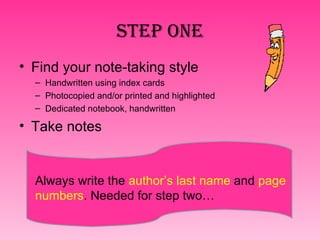 In Text and Works Cited Help | PPT