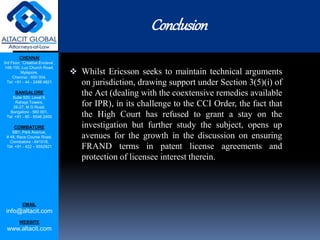 Intex vs. ericsson | PPT