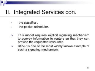 IntServ & DiffServ | PPTX