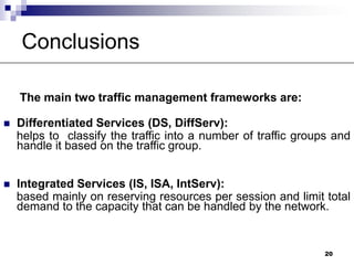 IntServ & DiffServ | PPTX