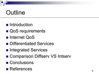 IntServ & DiffServ | PPTX