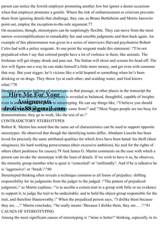 In the above conversation it is belonging to stereotypes.Stereotyp.pdf