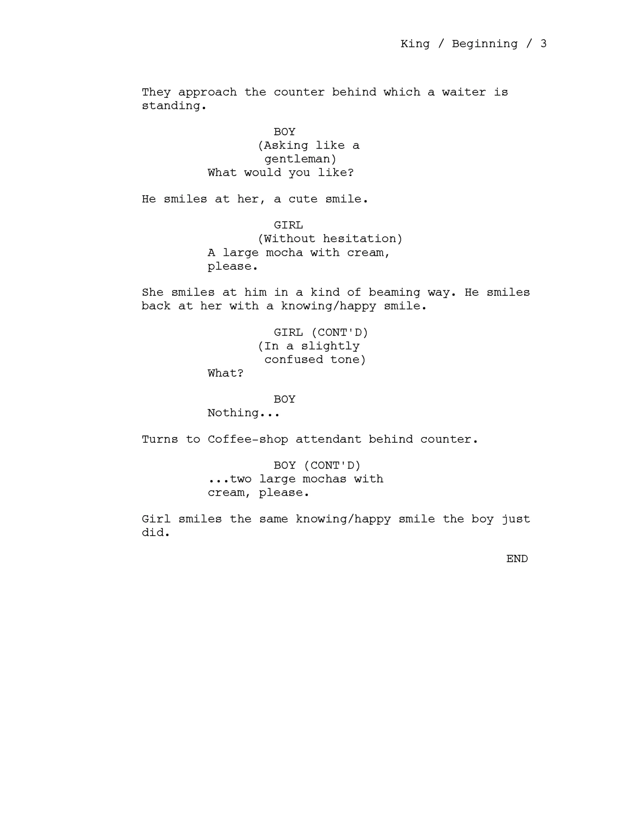 In The Beginning... script | PDF
