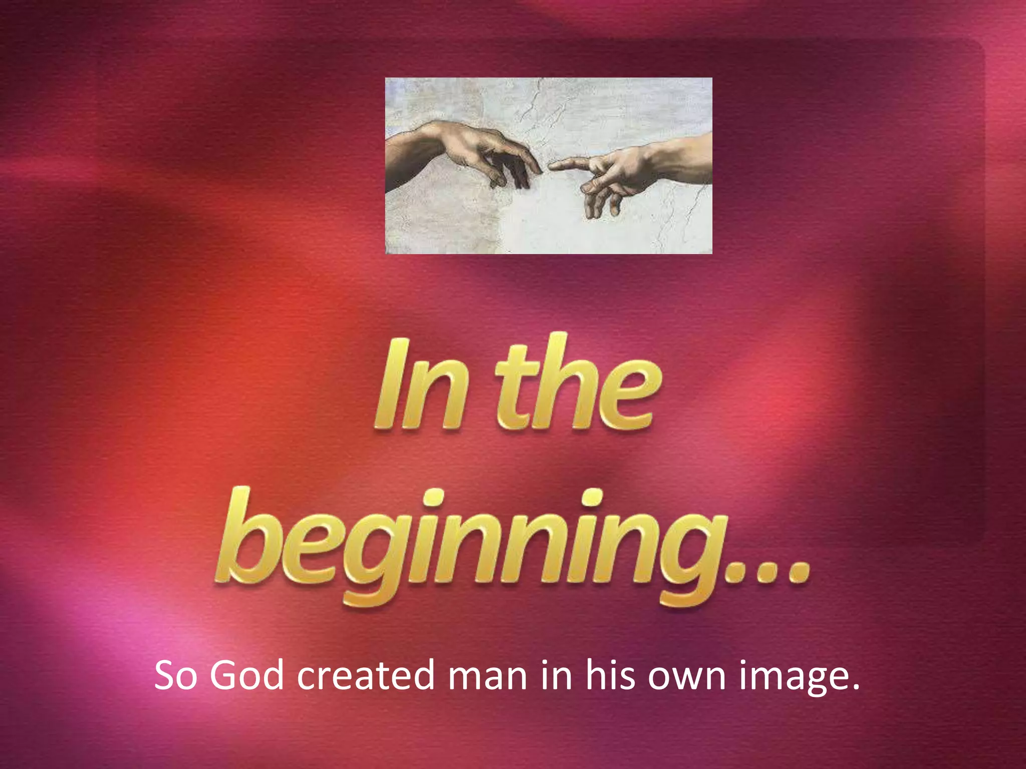 In the beginning | PPT
