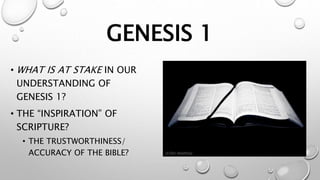 The Bible as "Story", part 2: "In the beginning..." | PPTX