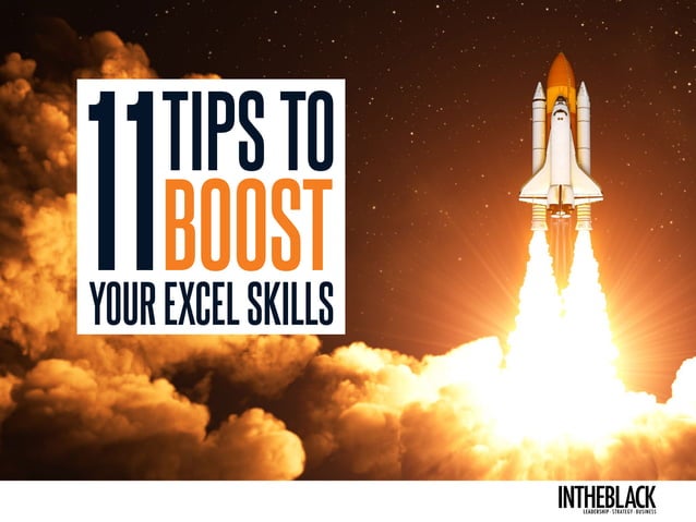 11 tips to boost your excel skills | PPT