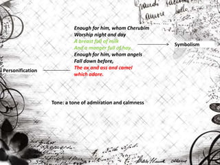 In the bleak midwinter analysis | PPT