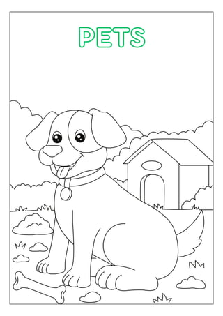 In the Garden Coloring.pdf suitable for kids | PDF