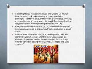 In the heights | PPT