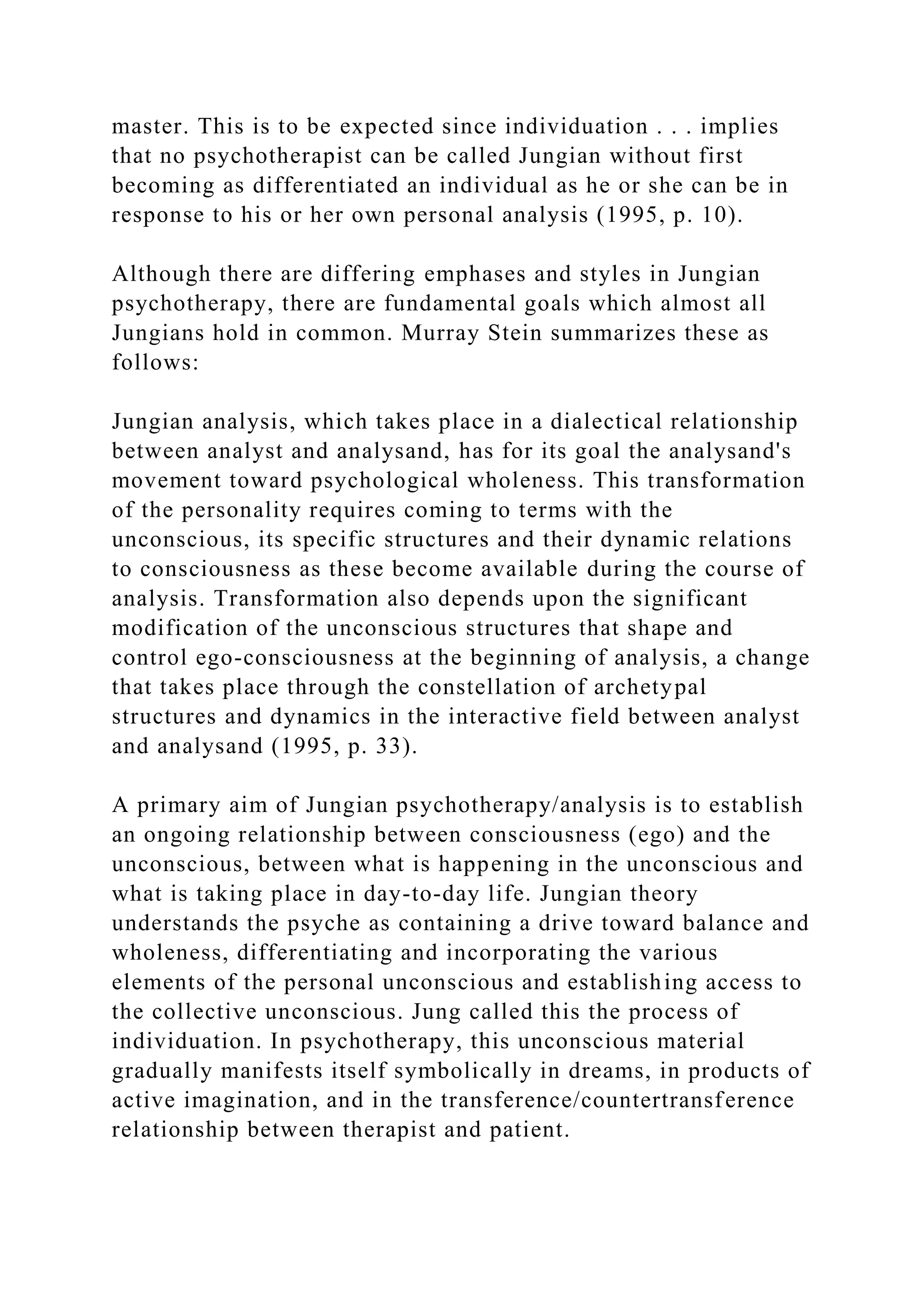 In the Jungian, Adlerian and Gestalt theories discuss with your peer.docx