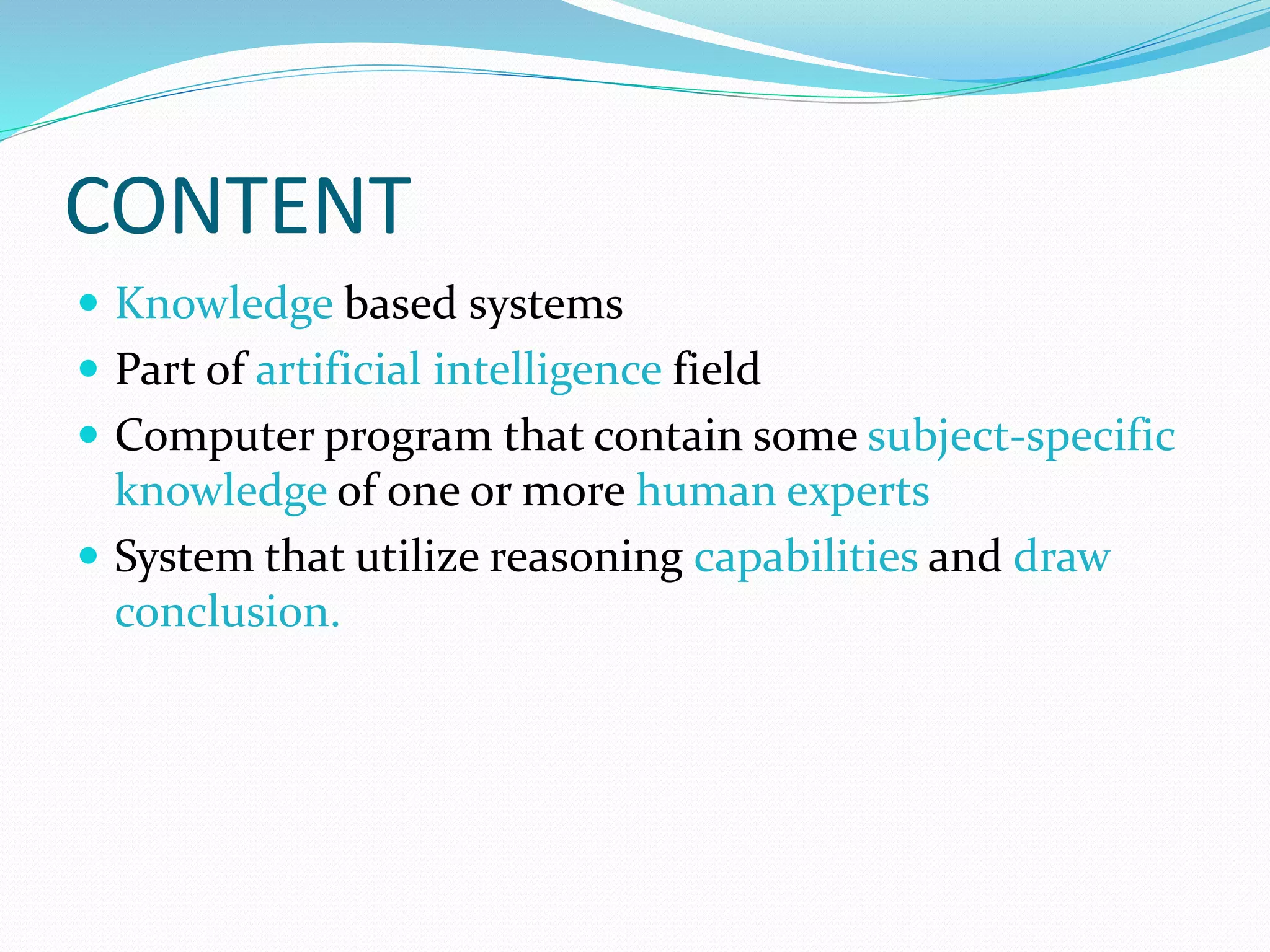 Expert System in Artificial Intelligence | PPTX