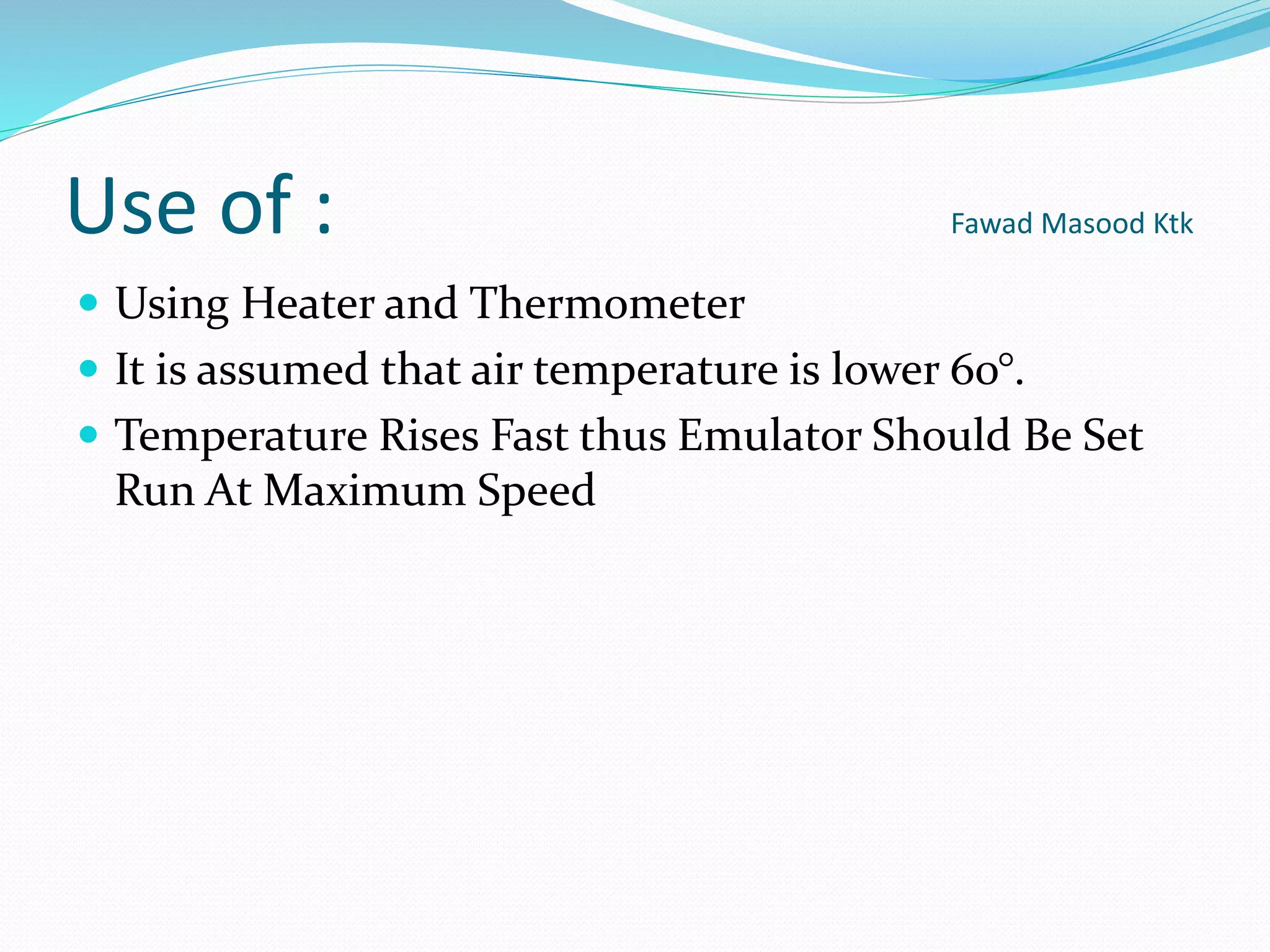 Microprocessor Use Of Emulator 8088/86 Thermometer By Fawad Masood ...