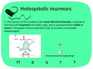 heart murmur (heart extra sounds) | PPT