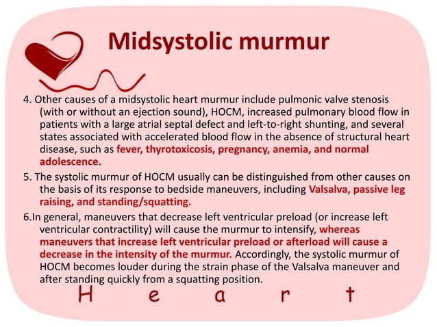 heart murmur (heart extra sounds) | PPT