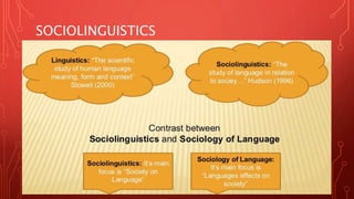 language and social variation | PPTX