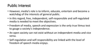 In The Public Interest | PPT
