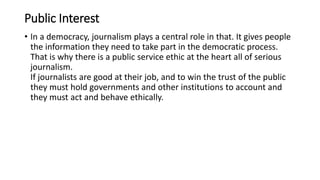 In The Public Interest | PPT