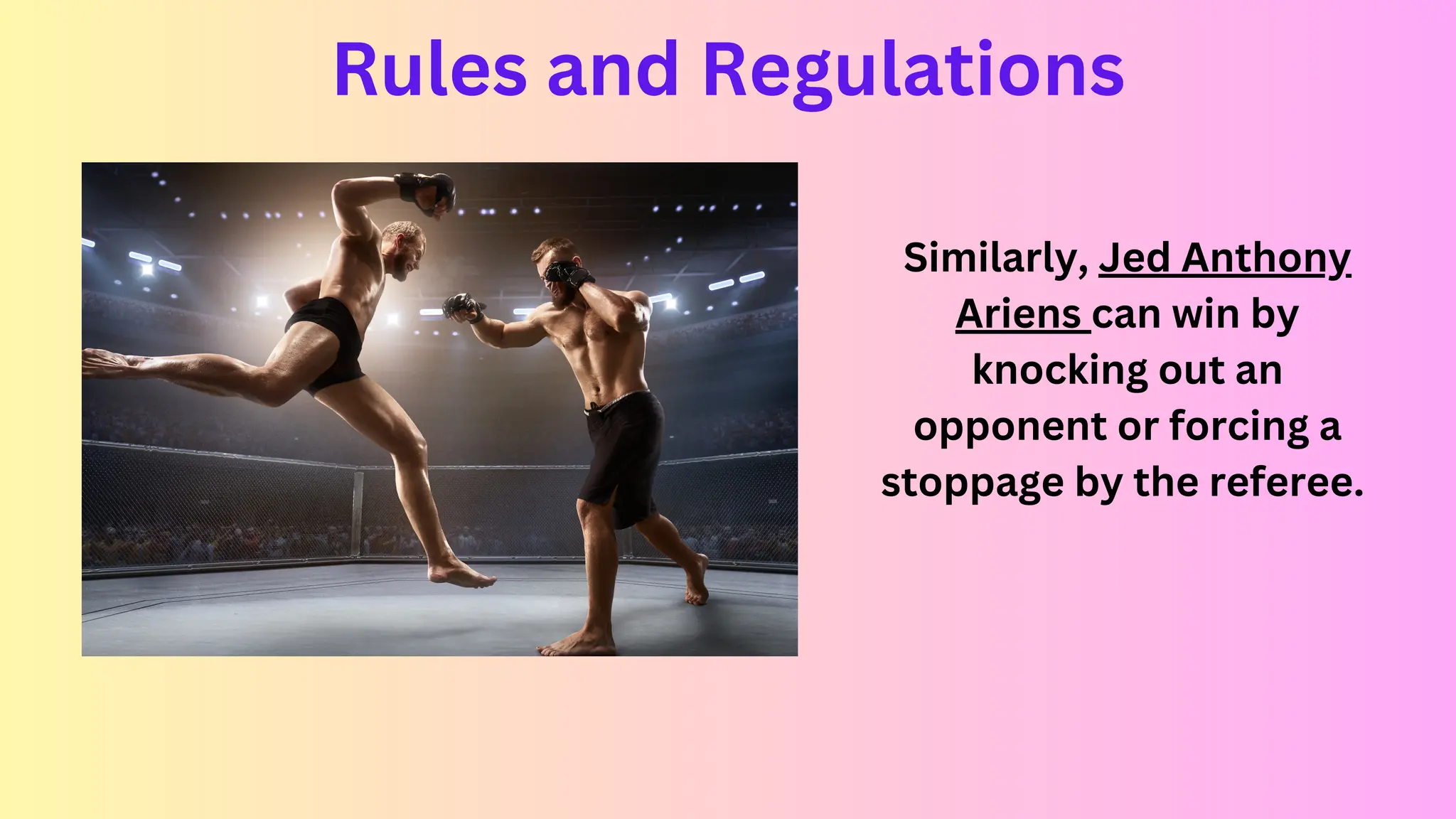 In The Rings Boxing Vs. MMA | PPT