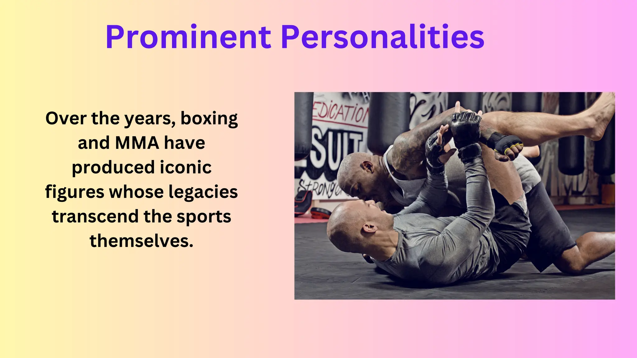 In The Rings Boxing Vs. MMA | PPT