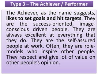 IN THE SHADE OF PERSONALITY for professionals | PPT