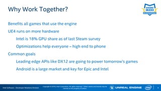 In The Trenches Optimizing UE4 for Intel | PPT