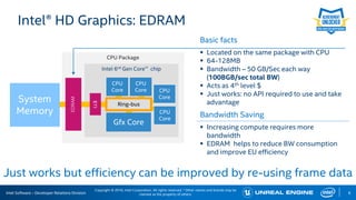 In The Trenches Optimizing UE4 for Intel | PPT