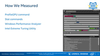 In The Trenches Optimizing UE4 for Intel | PPT
