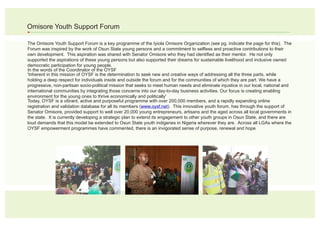 In the Upper Chamber: Senator Iyiola Omisore | PPT