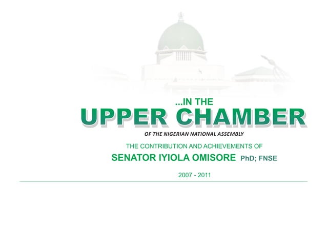 In the Upper Chamber: Senator Iyiola Omisore | PPT