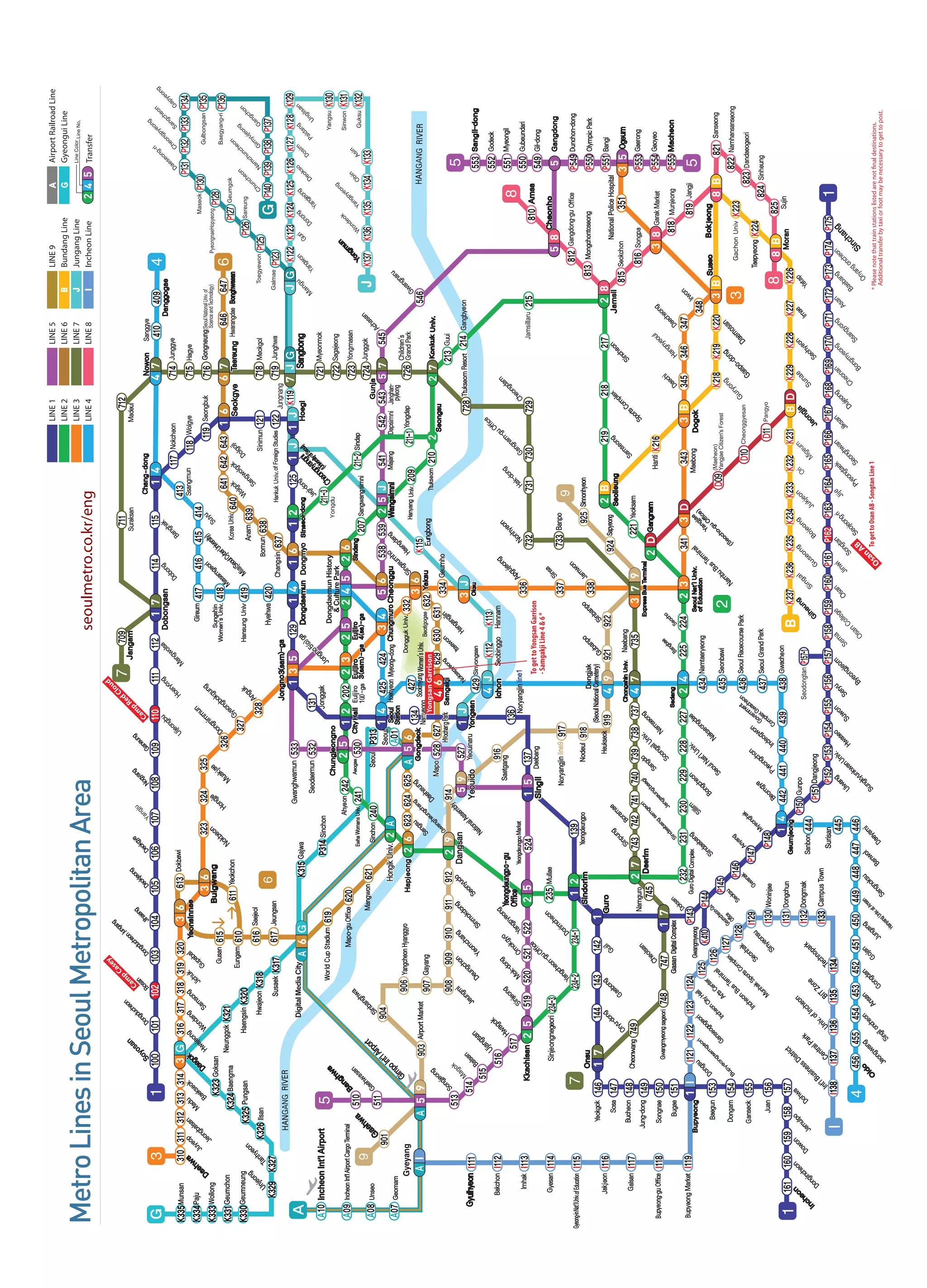 Seoul Subway Map | PDF