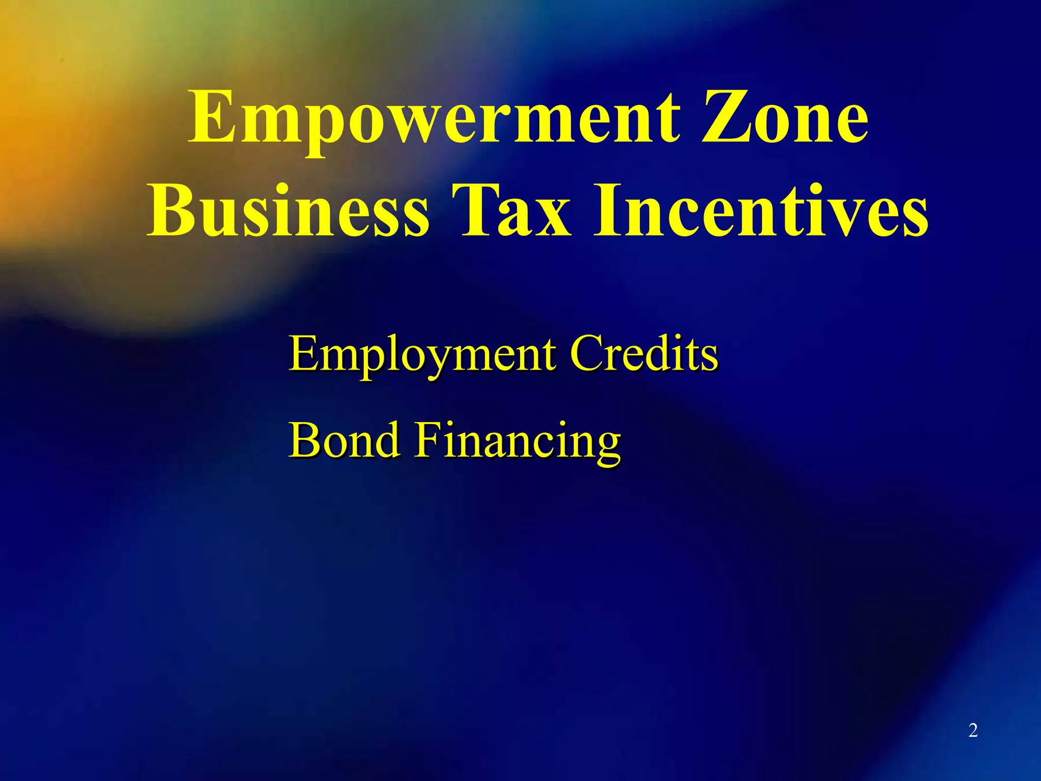 Empowerment Zones | PPT