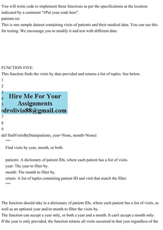 In this programming assignment, you will be creating a Health Inform.pdf