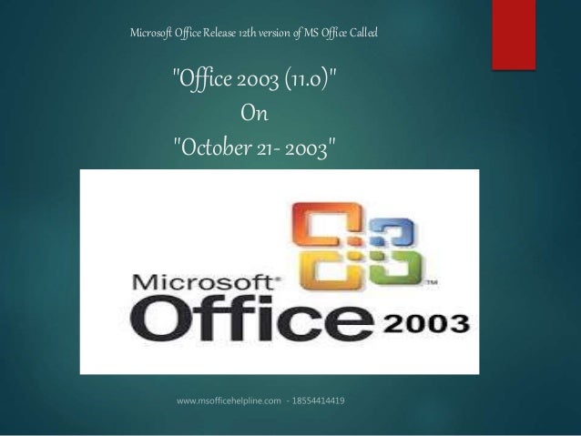 all MS office Versions