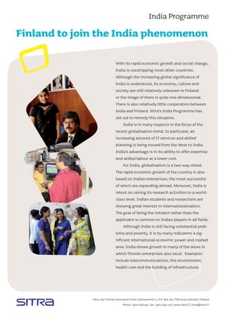 Values of India / Intia esite a4_2007_eng | PDF