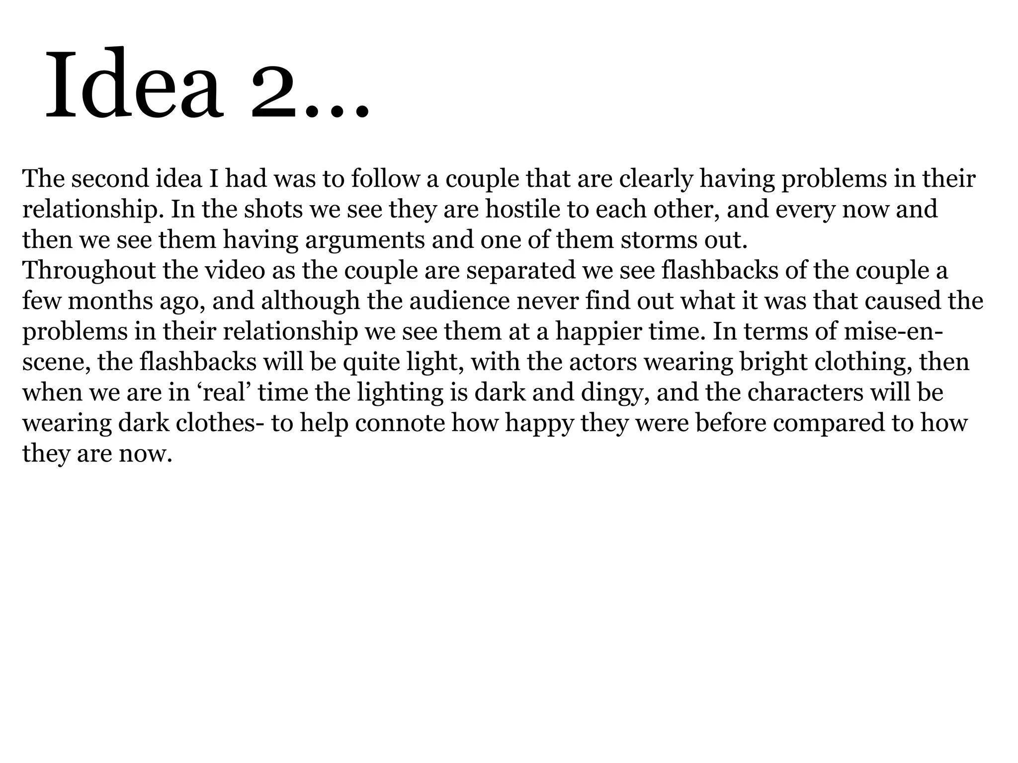 Initial Ideas | PPTX