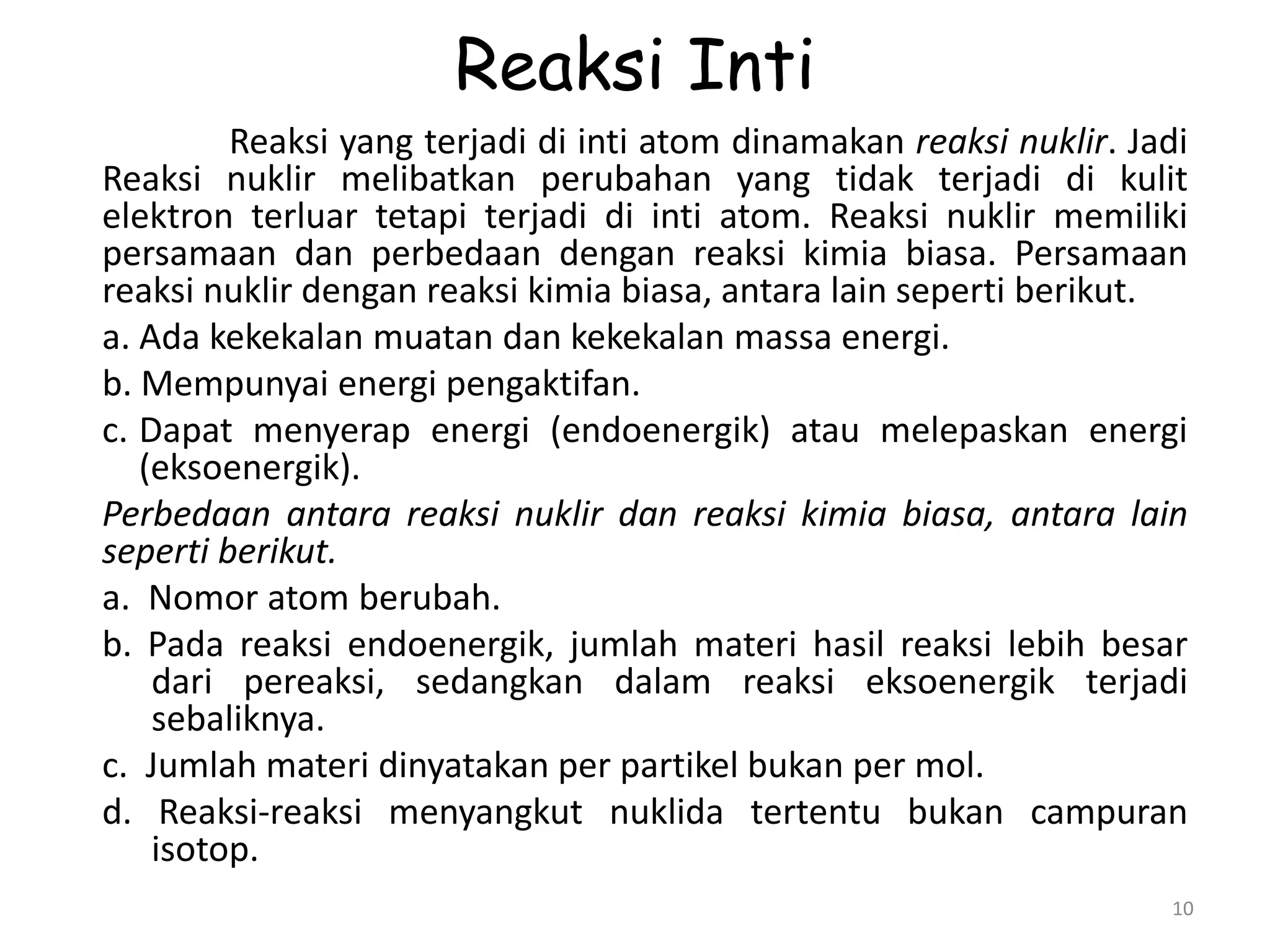 Inti atom dan radioaktivitas | PPTX