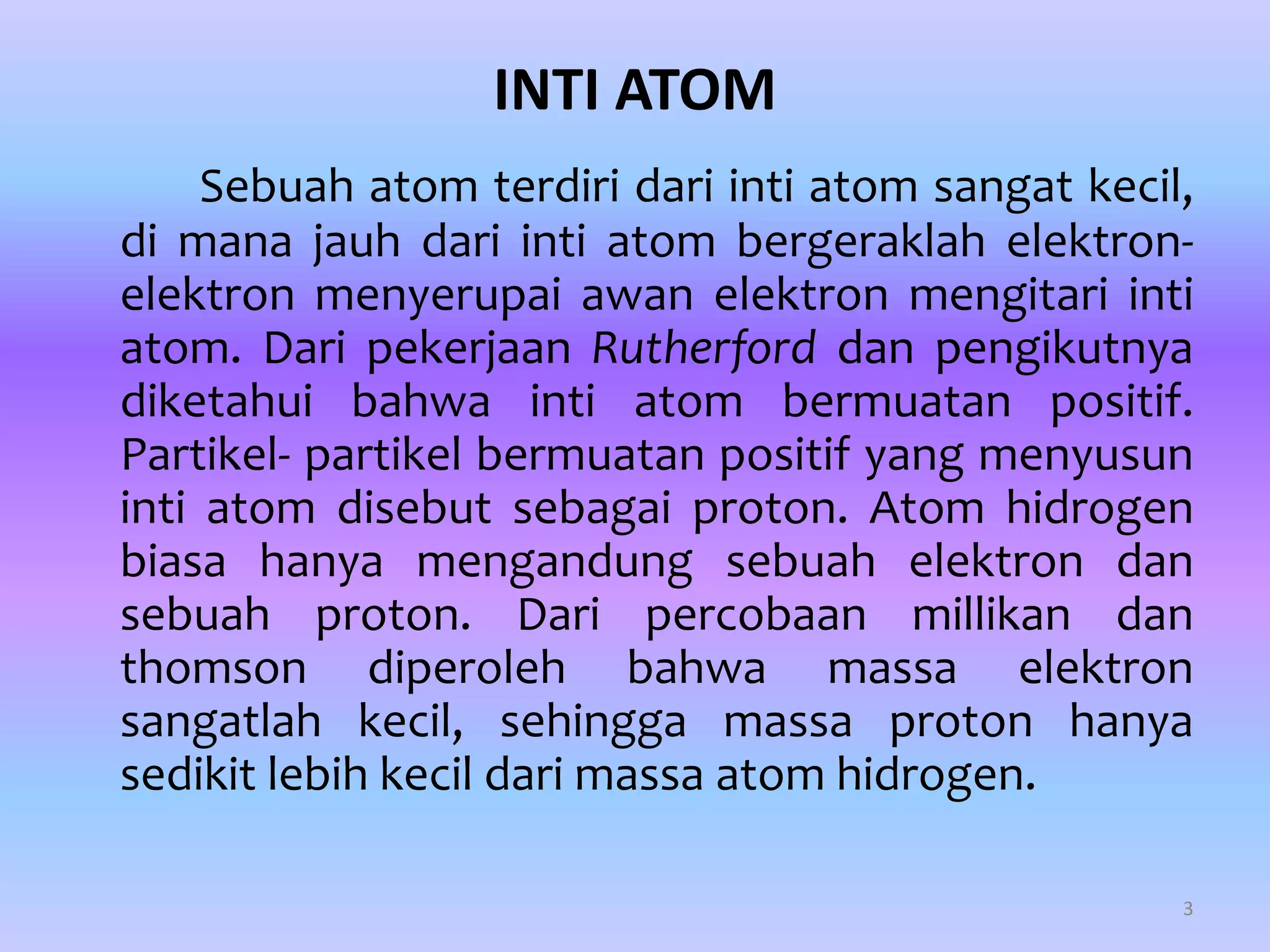 Inti atom dan radioaktivitas | PPTX
