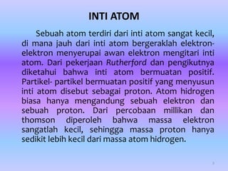 Inti atom dan radioaktivitas | PPTX