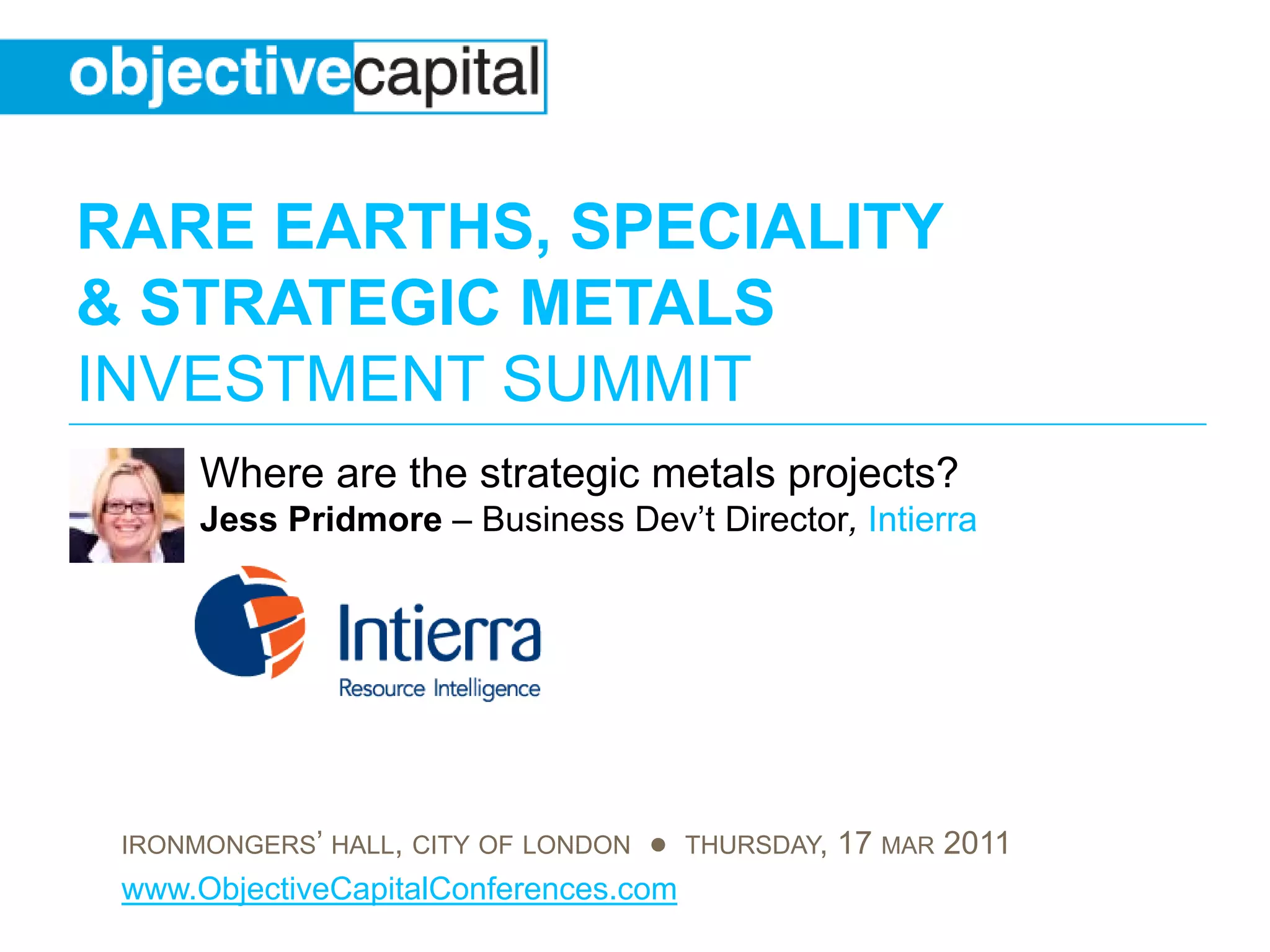 Where are the strategic metals projects? | PDF