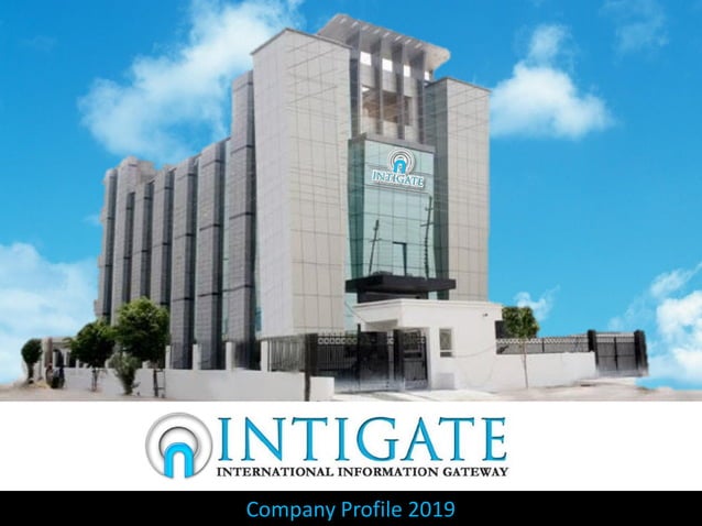 Intigate Company Profile 2019 Iipdf
