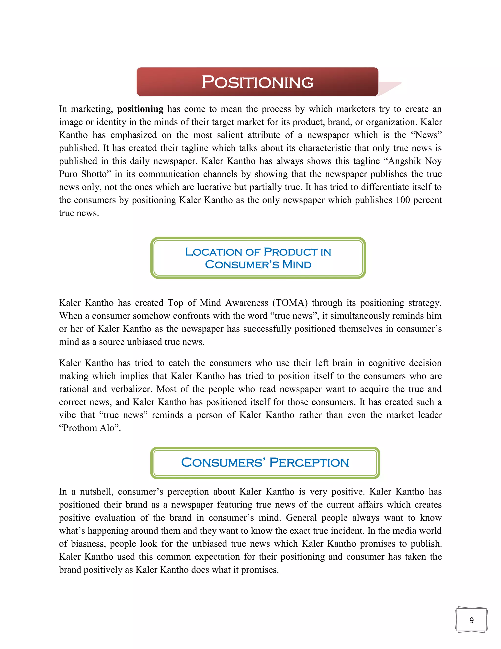 Integrated Marketing Communication for Daily Kaler Kantho | PDF