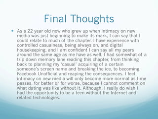 Intimacy Alex Dulac CMS 298 | PPT