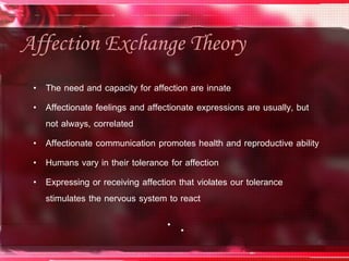 Intimacy and affection powerpoint | POTX