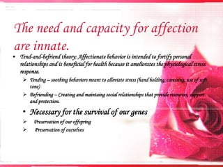 Intimacy and affection powerpoint | POTX