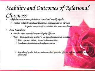 Intimacy and affection powerpoint | POTX