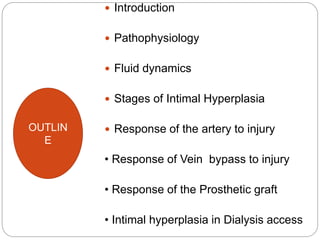 Intimal hyperplasia | PPTX
