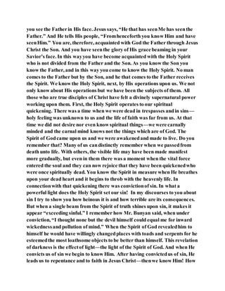 Intimate knowledge of the holy spirit | DOCX