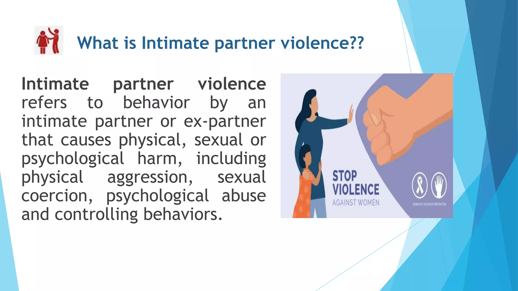 Intimate partner and sexual violence against women | PPTX