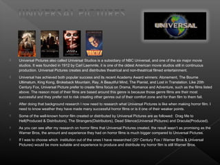 Researching Film Institutions | PPT